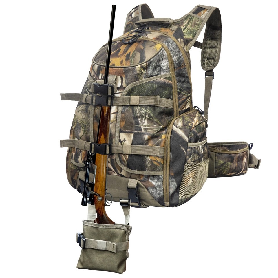 Waterproof Hunting Backpack for Men,Camo Hunting bag with gun rifle Bow ...