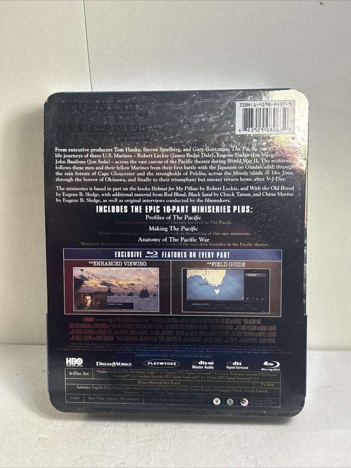 The Pacific (Blu-ray) Steelcase !! HBO Special. 6 Disc Set - | eBay