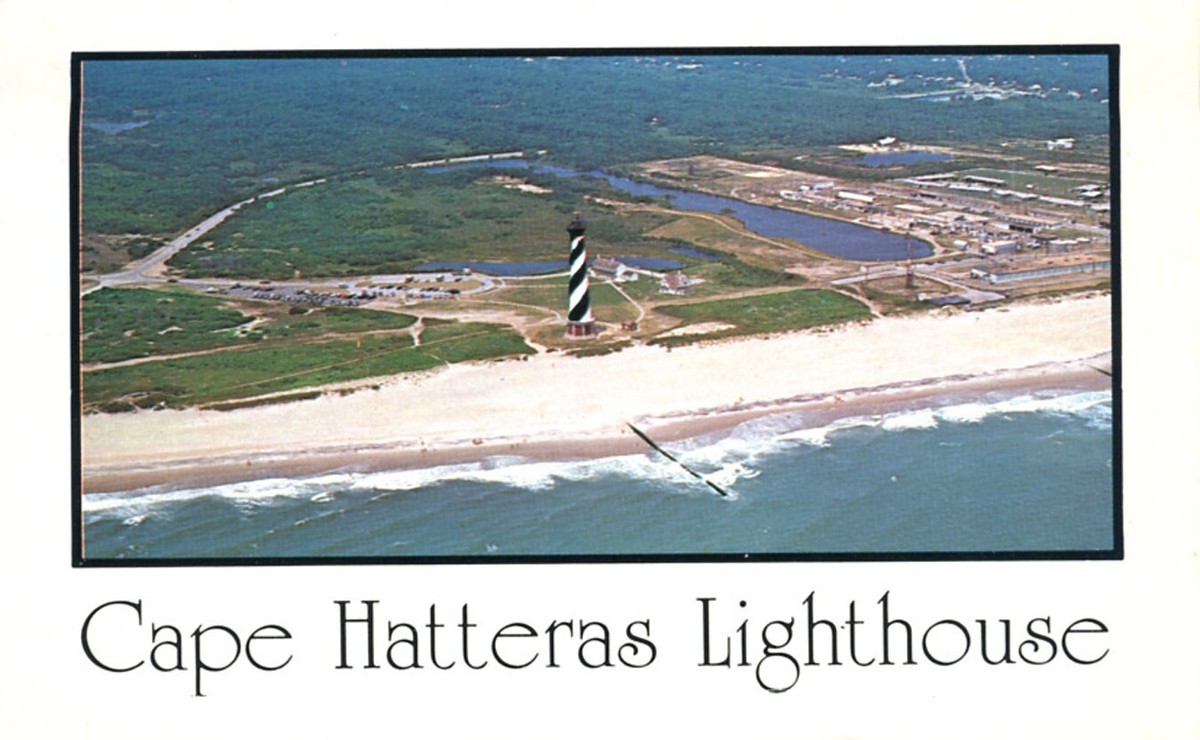 Cape Hatteras Lighthouse Aerial View Drone View Of Cape Hatteras Light
