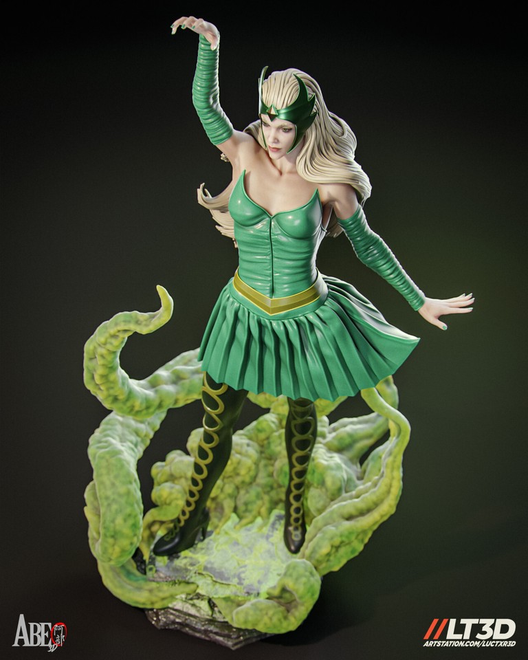 Enchantress Resin Sculpture Statue Model Kit Unpainted/Unassembled | eBay