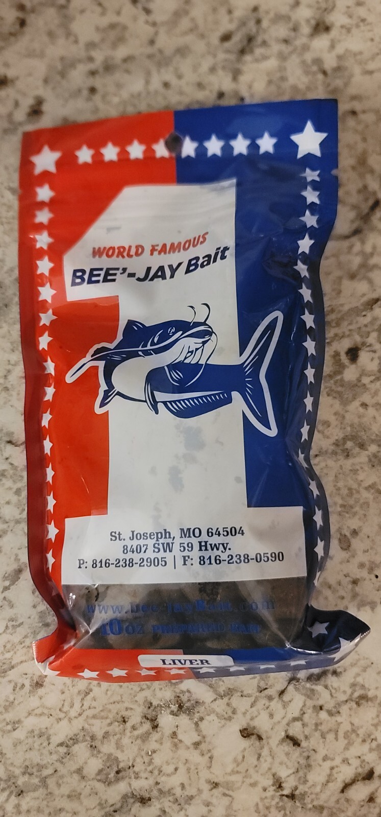 Bee Jay Bait Catfish Premade Balls 10oz bag of Liver Flavor bait NEW ...