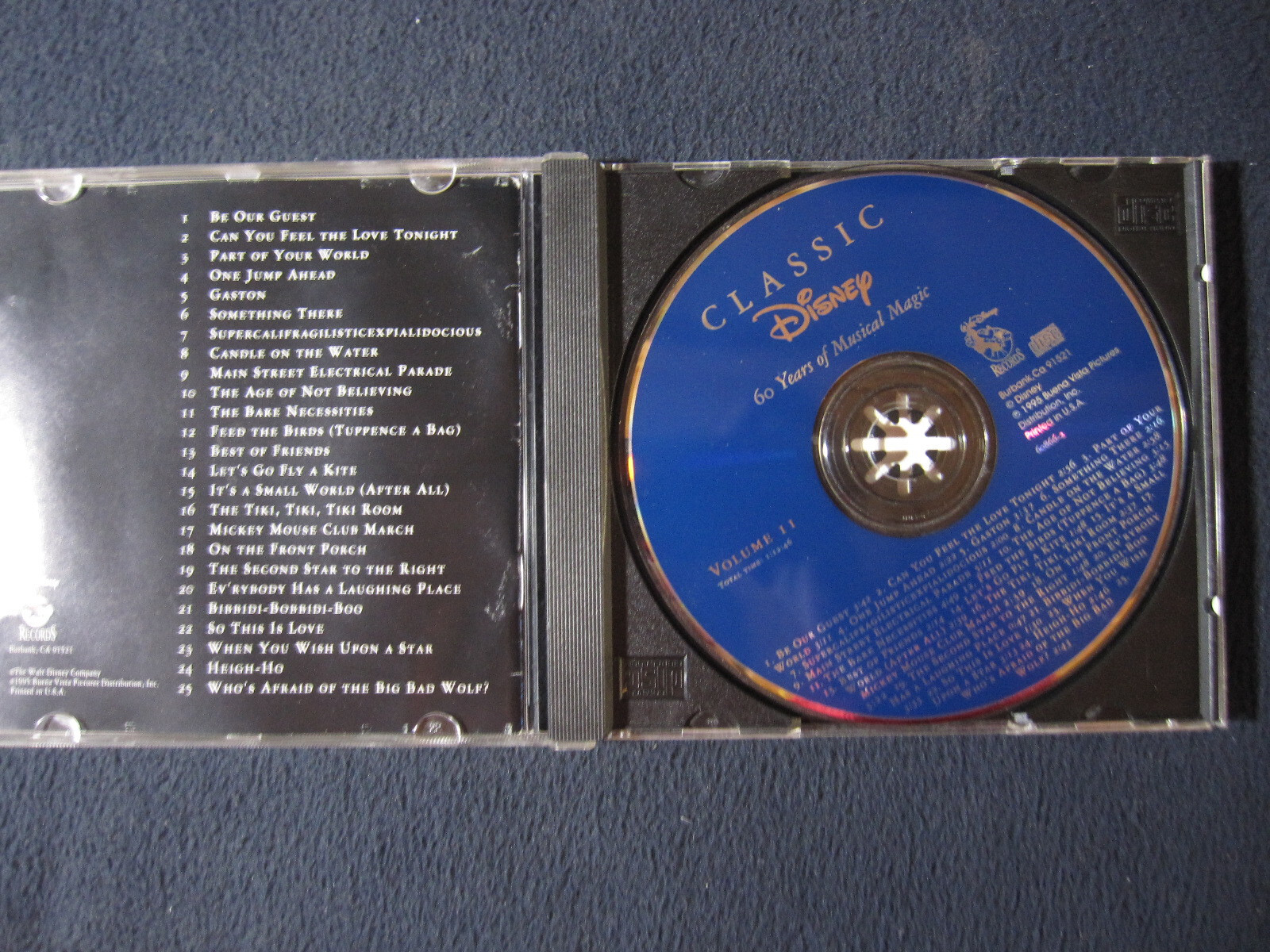 Classic Disney Vol. 2 60 Years of Musical Magic Audio CD Various ...