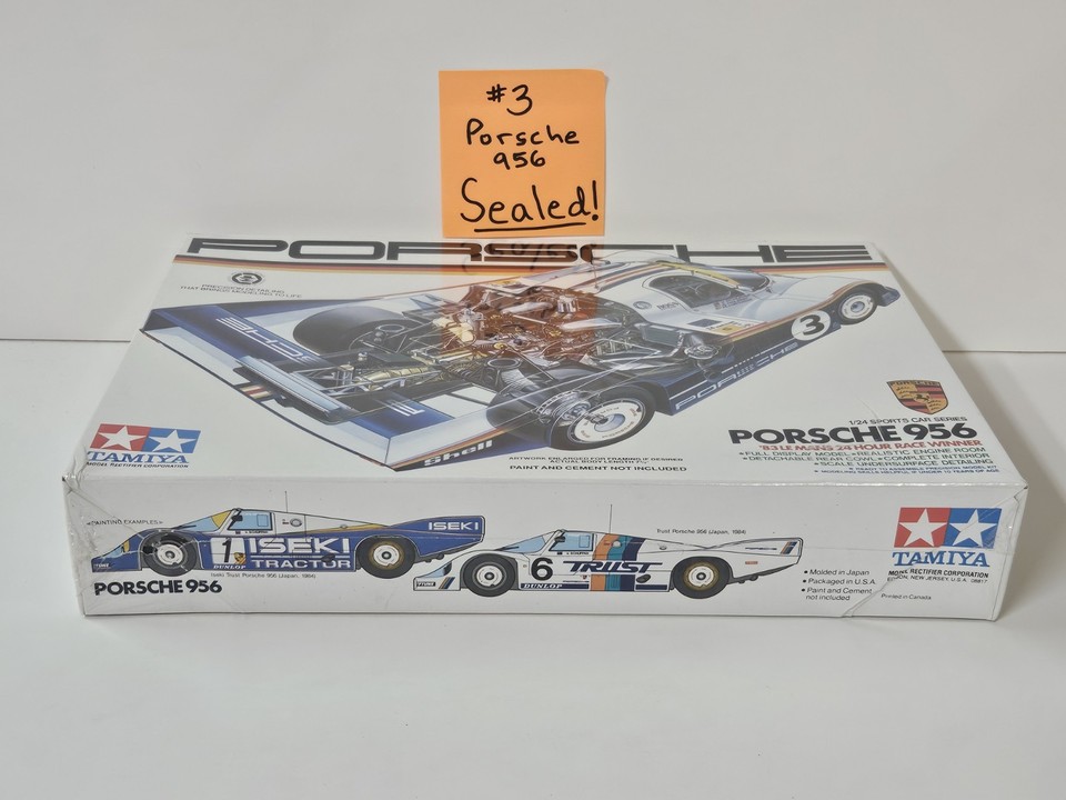 Sealed Vintage Tamiya Porsche 956 Model Car Kit Sealed Kit #3 | eBay