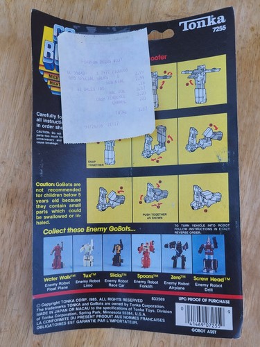 New Original 1984 Go-bots Mighty Robots “Scooter”Tonka 7255-RARE ...