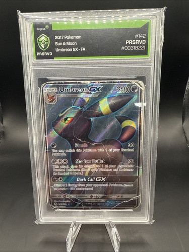 2017 Pokemon Umbreon GX (Full Art) Sun & Moon Base Set 142/149 Degree ...