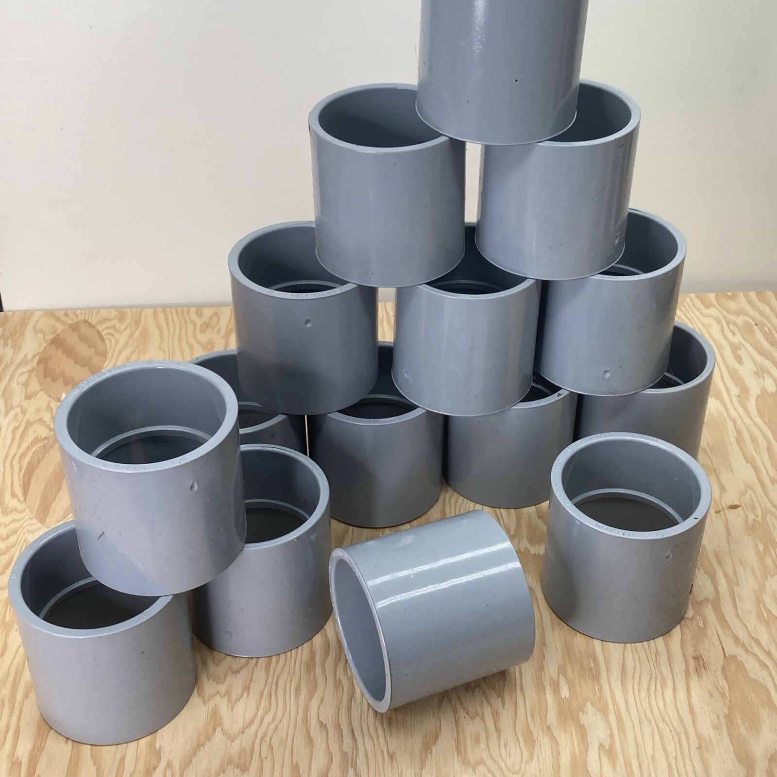 Lot of 15 Kraloy 2-1/2 in. Dia. PVC Conduit Coupling Gray | eBay