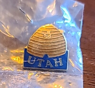 Vintage 1992 Gold Utah Beehive Lapel Pin | eBay