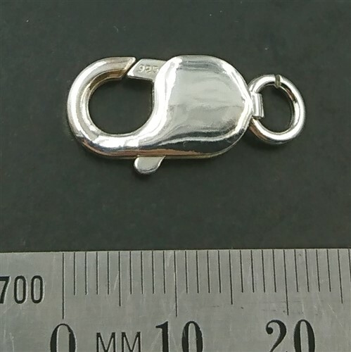 Sterling Silver 925 - 18mm Parrot Clasp for anklets chains bracelet ...