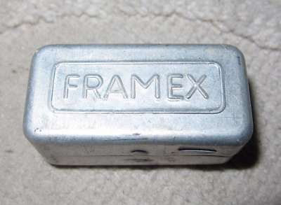 Vintage Framex camera timer silver color metal box - CASE ONLY, Germany ...