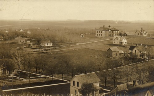 PC CPA U.S., IOWA, IRETON, BIRD'S EYE VIEW 1914, REAL PHOTO POSTCARD ...