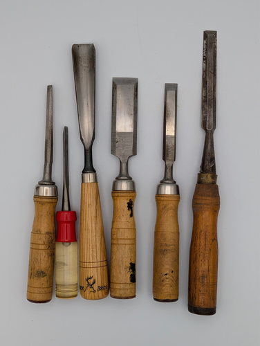 Vintage Lot of 6 Woodworking Chisel Tools | eBay