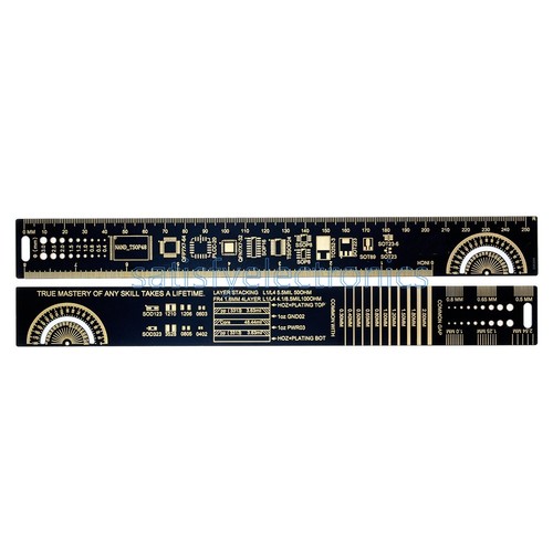 25cm Multifunctional PCB Ruler Measuring Tool Resistor Capacitor Chip ...