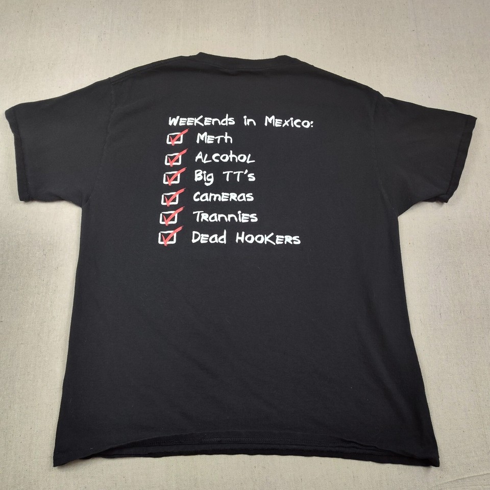 Mexico Racing League T-Shirt Size Large Graphic Logo Racing Funny Humor ...