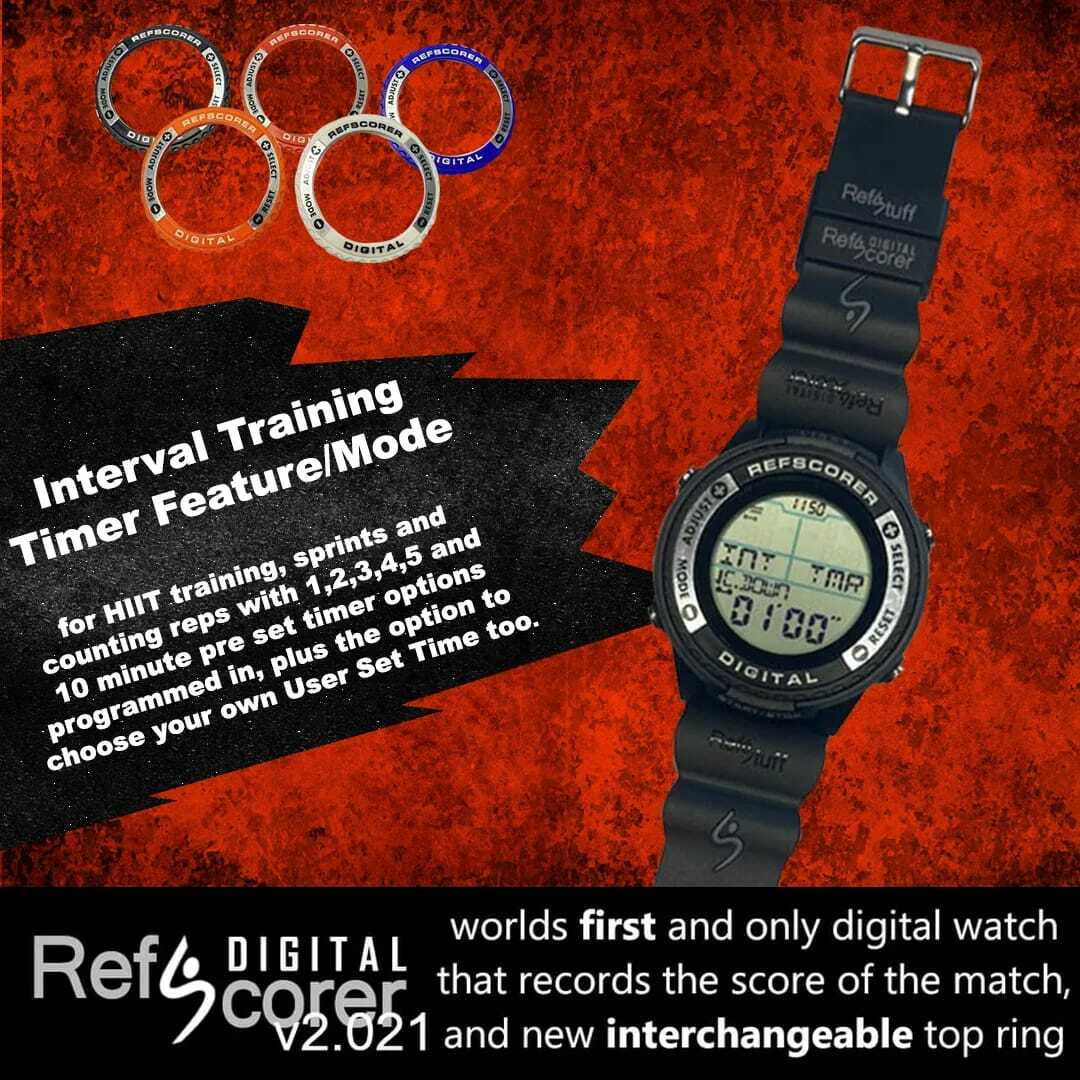 RefStuff RefScorer Digital Football Referee Watch - Record The Score of ...