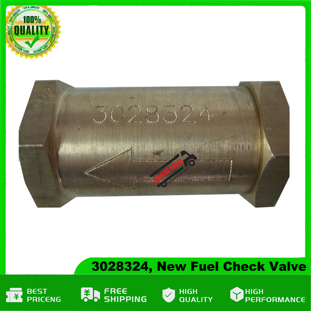 3028324, New Fuel Check Valve / For a Cummins L10, M11 ISM 042209 ...