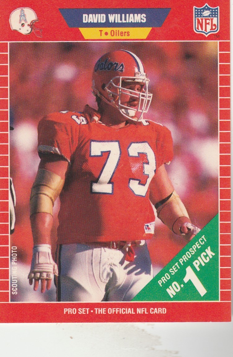 FREE SHIPPING-MINT-1989 Pro Set #496 David Williams OILERS | eBay