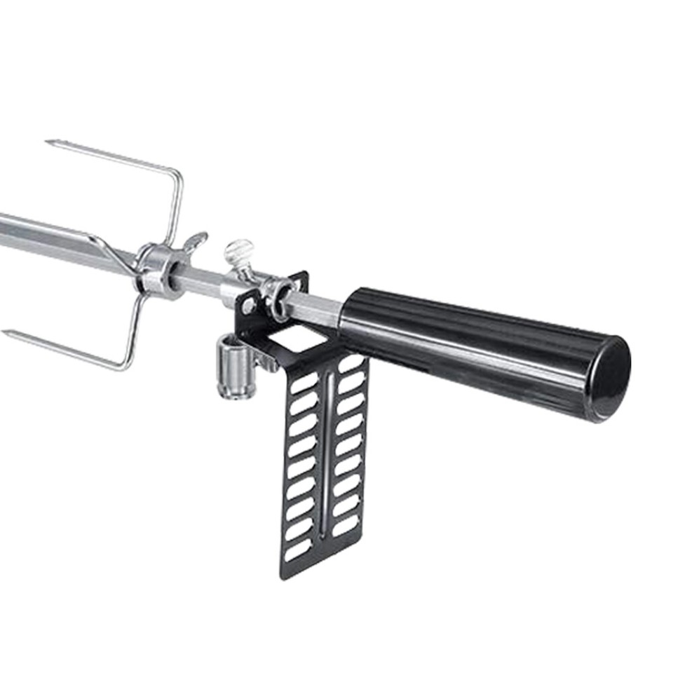 BBQ Rotisserie Kit Grill Spit Roaster Charcoal Pig Chicken Beef Motor ...