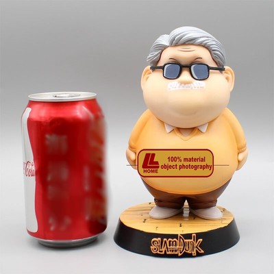 Anime SD Shohoku coach Mitsuyoshi Anzai Cute PVC Figure Statue Toy Gift ...