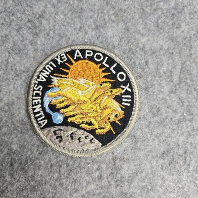 Apollo XIII 13 NASA 1970 Jacket Patch Ex Luna Scientia Space Mission ...