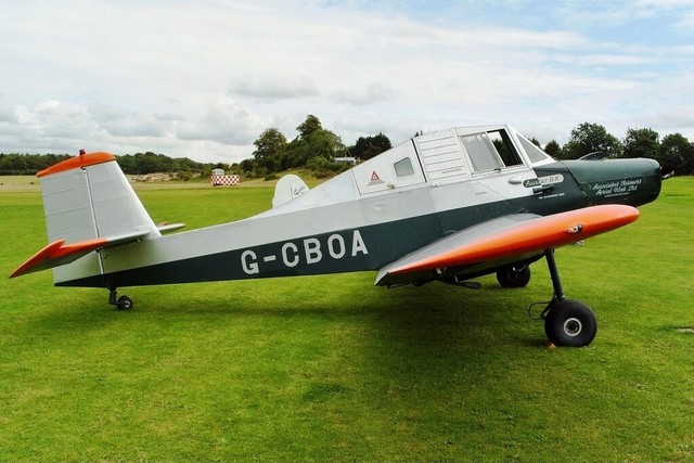 Auster B-8 Agricola British Agricultural Aircraft Desktop Wood Model ...