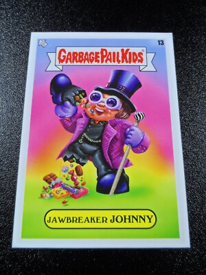 Willy Wonka & The Chocolate Factory Johnny Depp Spoof Garbage Pail Kids ...