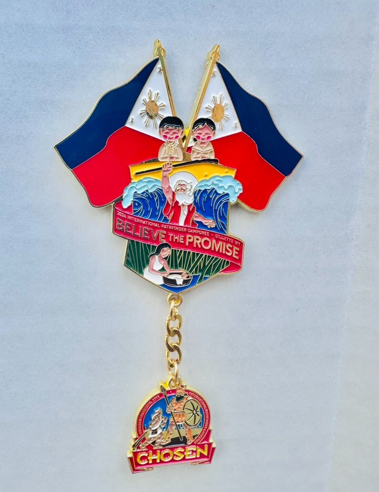 Believe The Promise 2024 SDA Pathfinder Camporee Pins 🇵🇭 Flag Set of 6 ...