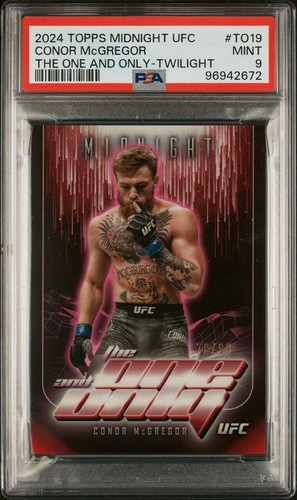 Conor McGregor /99 2024 Topps Midnight UFC The One and Only Twilight ...
