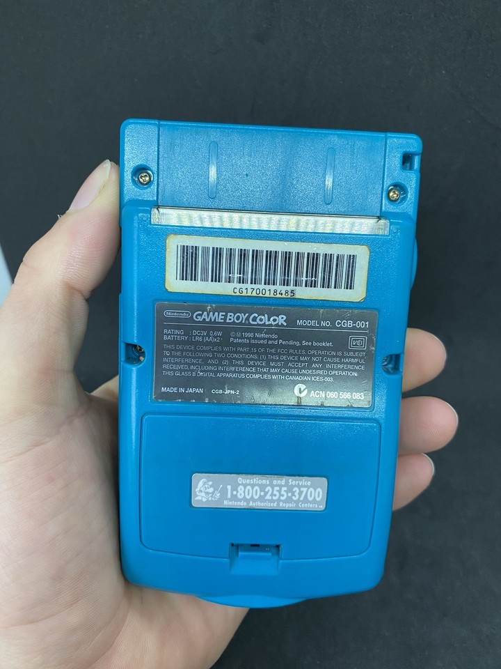 Nintendo GameBoy Color GBC Teal Blue Handheld System Tested + Buzz ...