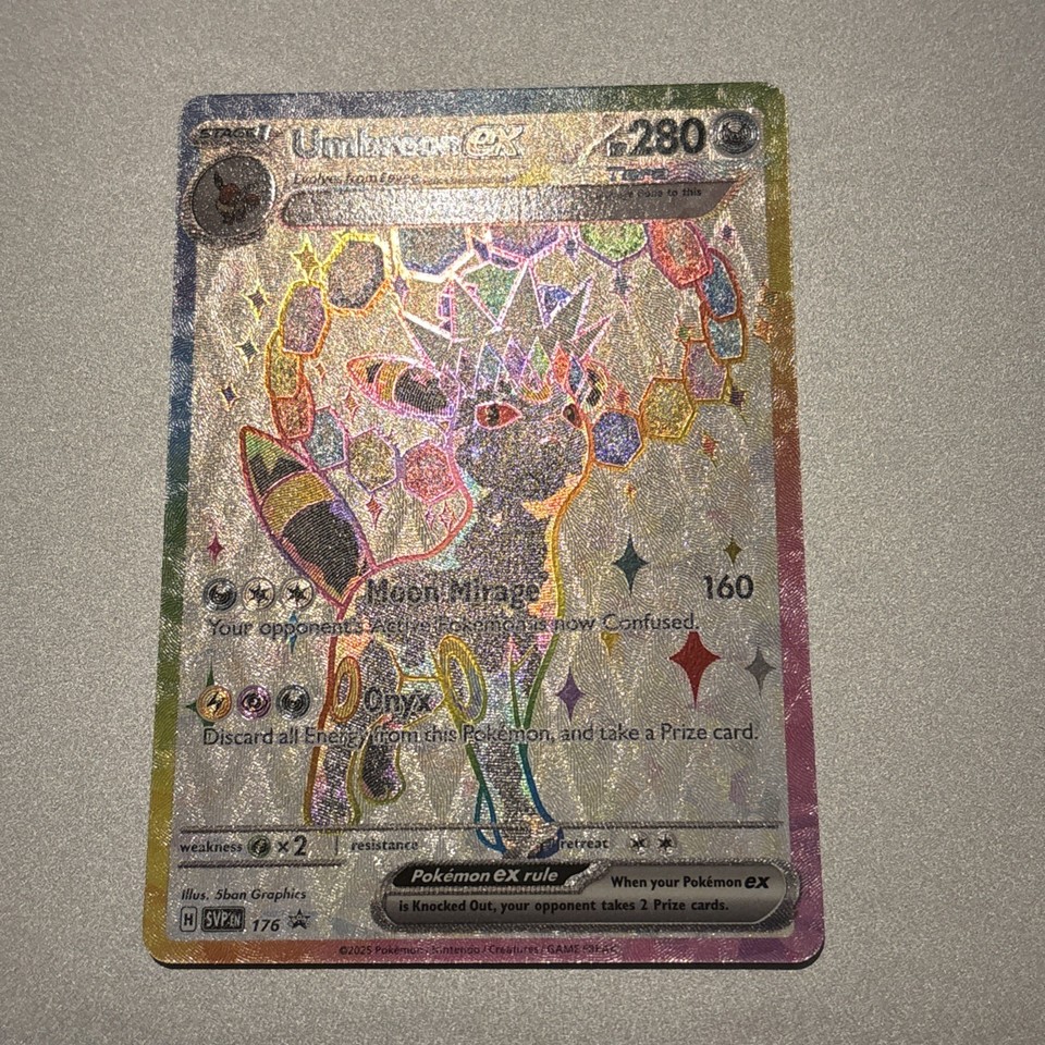 Pokemon TCG Umbreon EX SVP 176 Black Star Promo | eBay UK