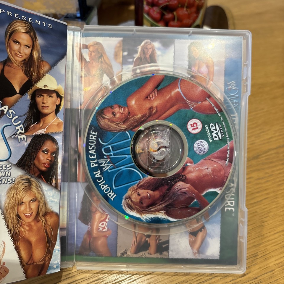WWE Divas Tropical Pleasure DVD WWF UK Silver Vision with Divas Posters ...