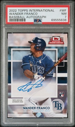 2022 Topps International Trading Card - WANDER FRANCO Auto /150 Tampa ...