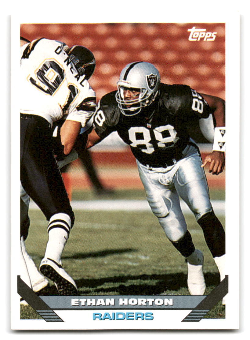 Ethan Horton 1993 Topps #508 Los Angeles Raiders FOOTBALL | eBay