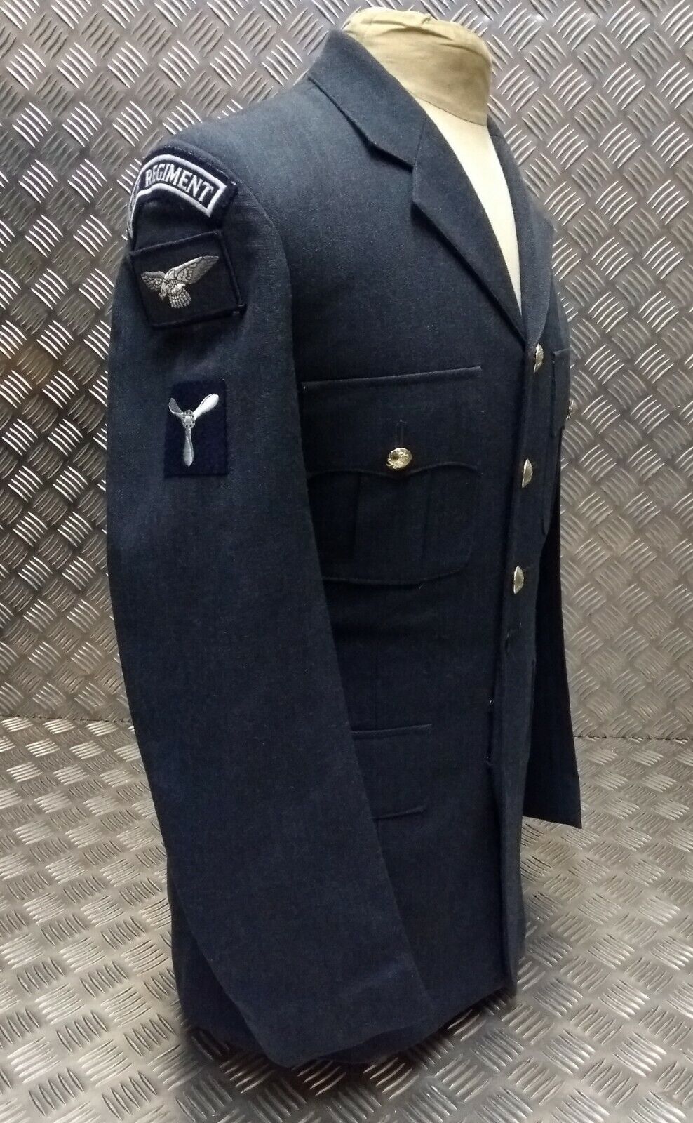 RAF No1 British Air Force Blue Uniform Dress Jacket Queens Colour ...