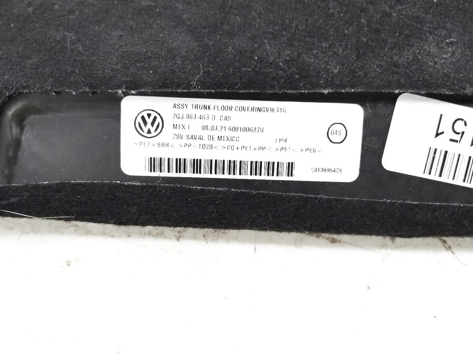 2022-2024 Volkswagen Taos Rear Floor Cargo Cover Panel Lid 2Gj-863-463 ...