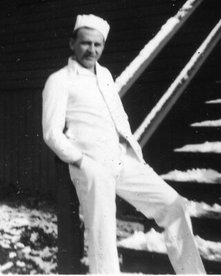 ORIGINAL VINTAGE PHOTO: Military Man Male Chef Cook Uniform 40's 40s ...