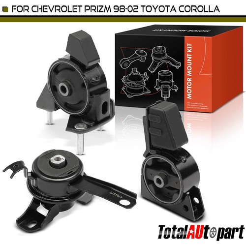 3x Engine Motor for Chevrolet Prizm Toyota Corolla 1998 1999 2000 2001 ...