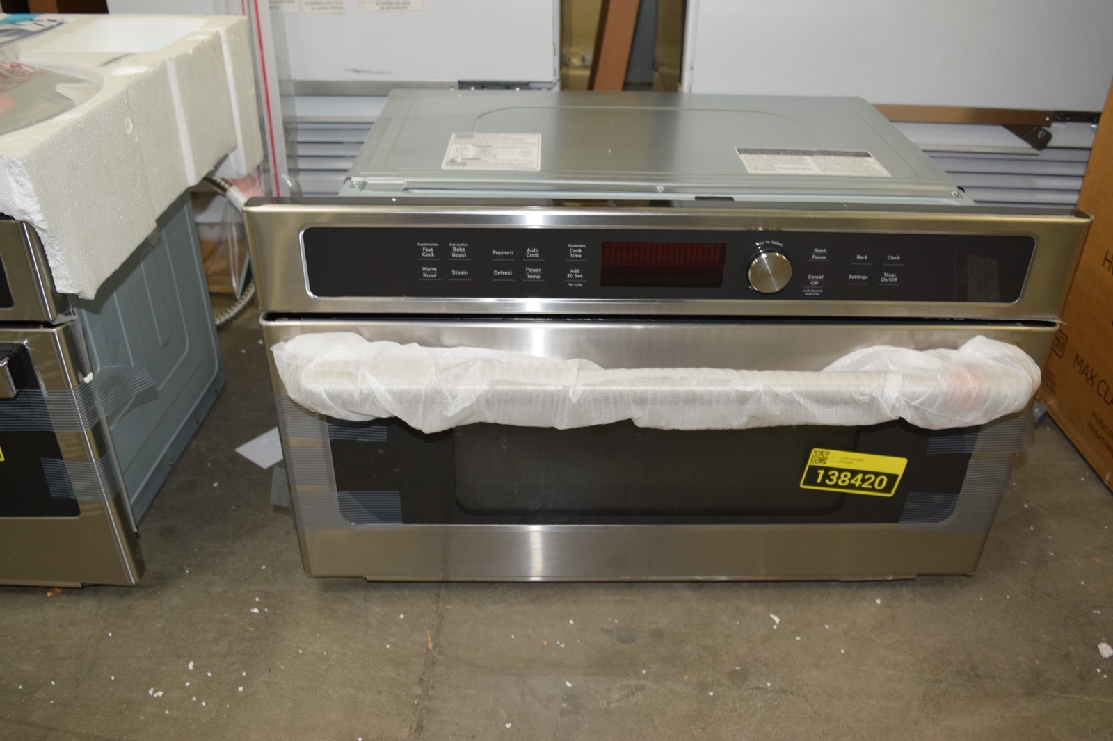 GE Cafe CWB713P2NS1 30" Stainless 1.7 Cu. Ft. Built-In Microwave NOB ...