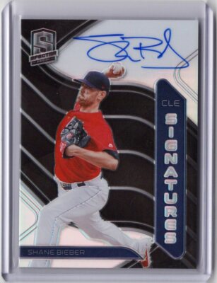 SHANE BIEBER - GUARDIANS - 2021 SPECTRA SIGNATURES - ON CARD AUTO #'d ...
