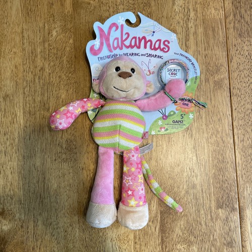 NK102 Simona Pink Monkey plush Nakamas Ganz with code First Edition | eBay