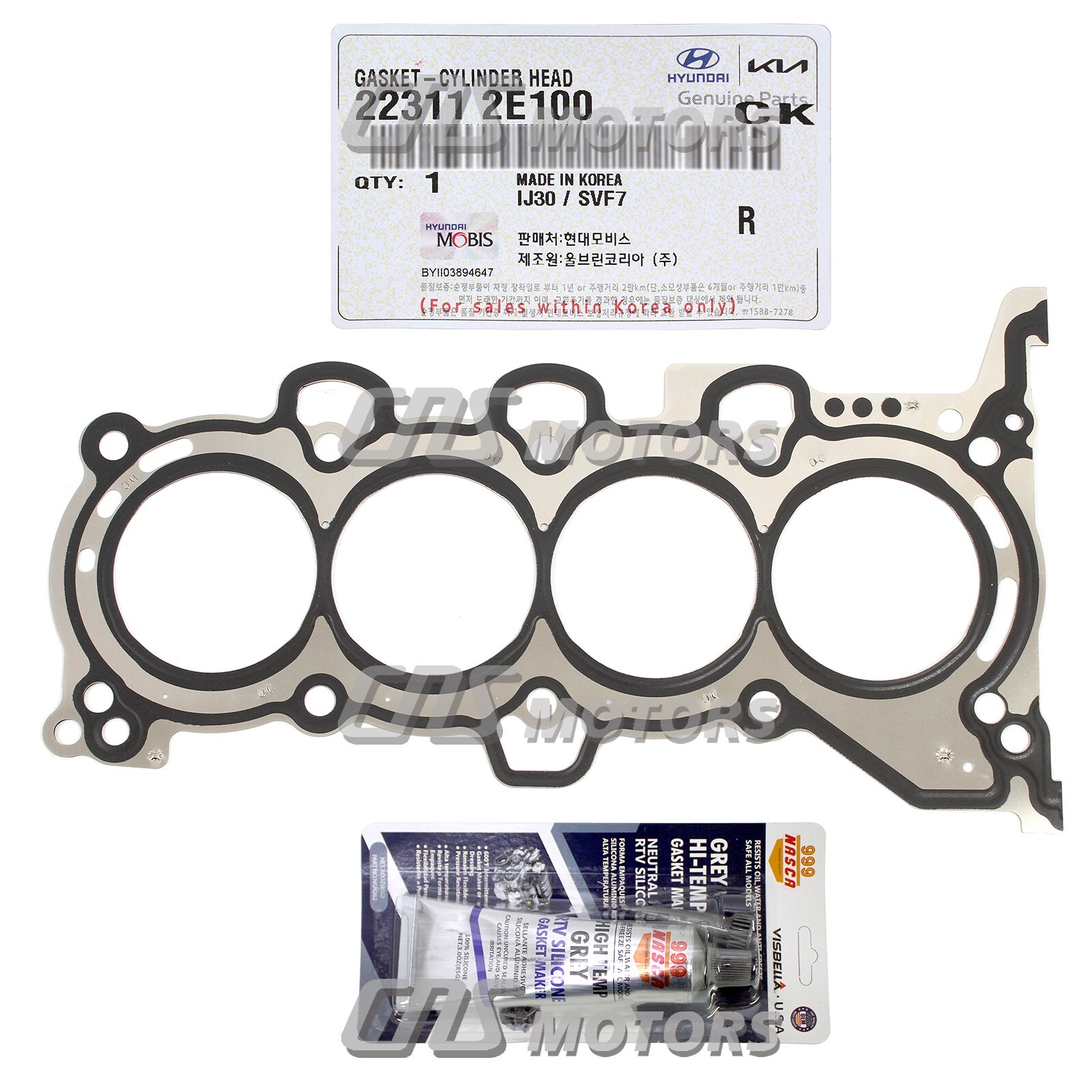 ⭐OEM⭐ Cylinder Head Gasket for 17-23 Elantra Tucson Forte Soul 2.0L ...