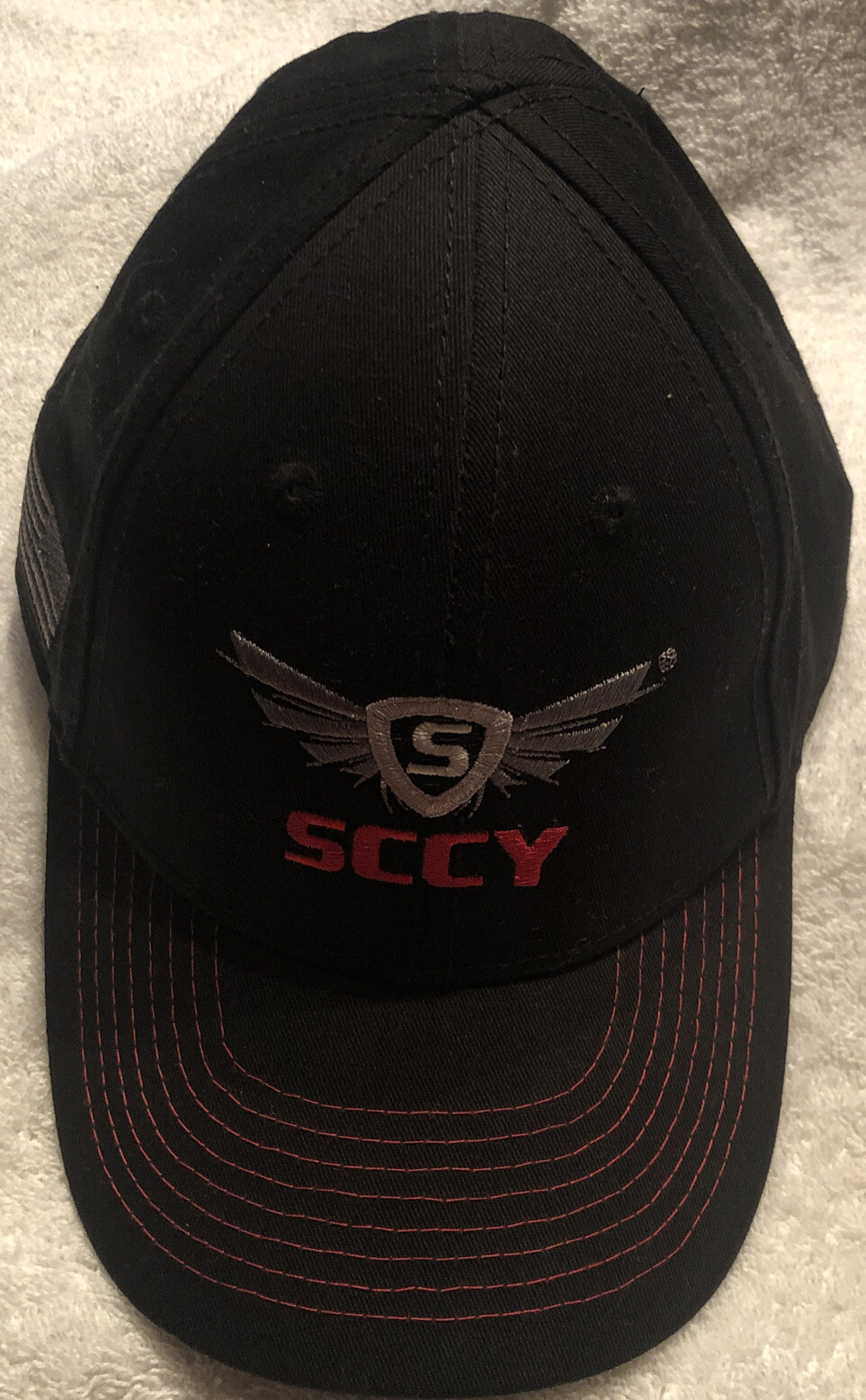 SCCY Firearms Black Adjustable Embroidered Baseball Solid Hat Flag New ...