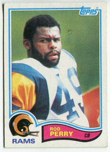 1982 Topps #382 Rod Perry Los Angeles Rams | eBay