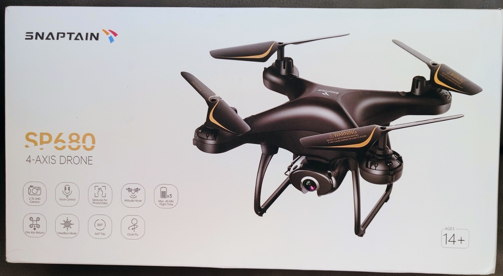 SNAPTAIN SP680 2.7k Camera Drone Black with Remote Control (FPV) Indoor ...