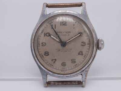 1940s - Greygor Men's 30mm Military Style Swiss Watch - Runs | eBay