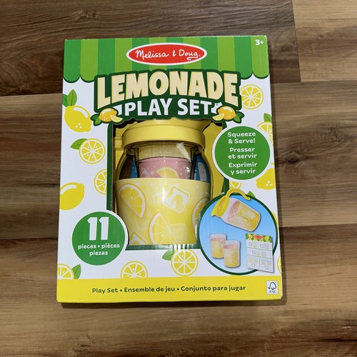 Melissa & Doug Lemonade Play Set 11 Pieces Counting Toddler 3+ Play ...