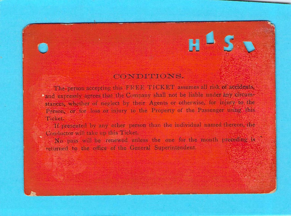 1871 LAKE SHORE MICHIGAN BUFFALO NY DIV PUNCH RAILROAD RAILWAY RR RY ...