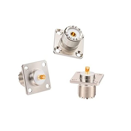 SO 239 Connectors SO239 UHF Female RF Coax Connector SO239 4-Hole ...