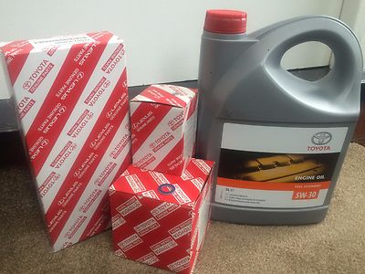 TOYOTA AVENSIS 2.2 D4D AIR + OIL FILTER + FUEL FILTER +OIL SERVICE KIT ...