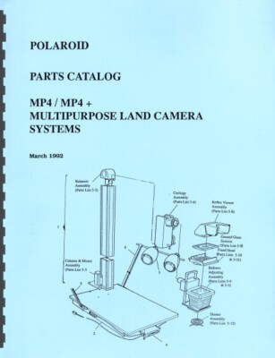Polaroid MP4 MP4+ Illustrated Parts Catalog w/Exploded Views for Repair ...