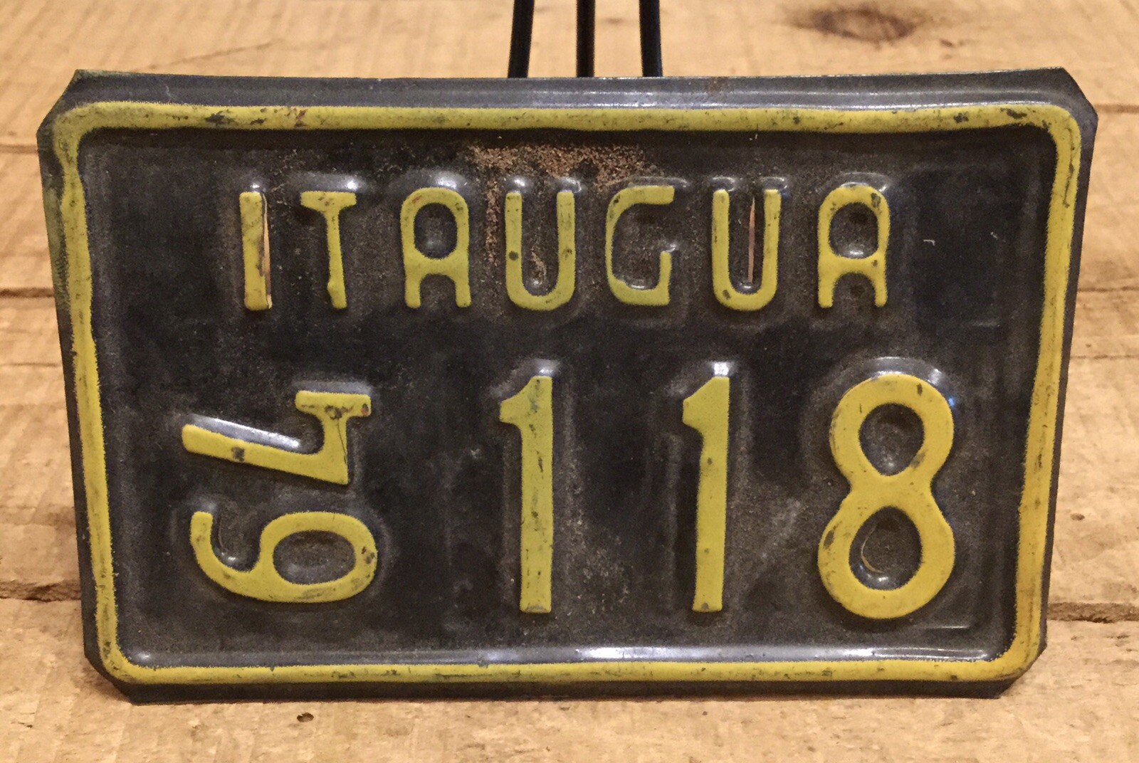 Lot Of 4 Vintage RETIRED 1960s Colorful ITAUGUA Paraguay License Plates ...